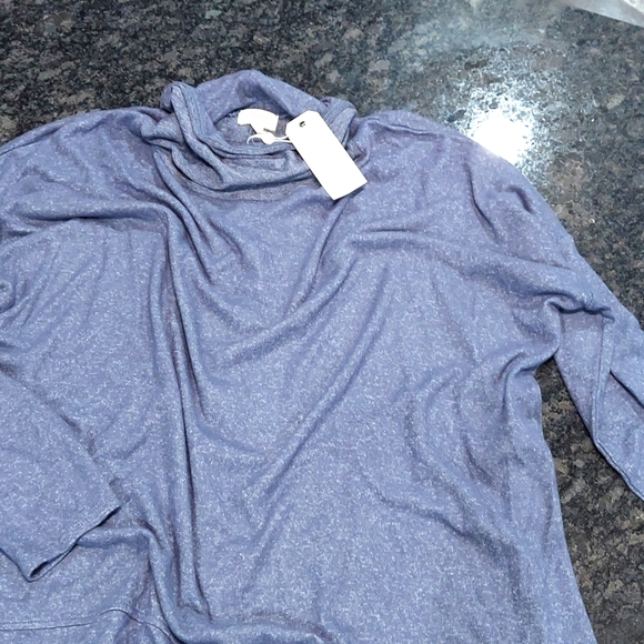Greige | Sweaters | Nwt Greige Cowl Neck Top Light Blue Color Soft ...
